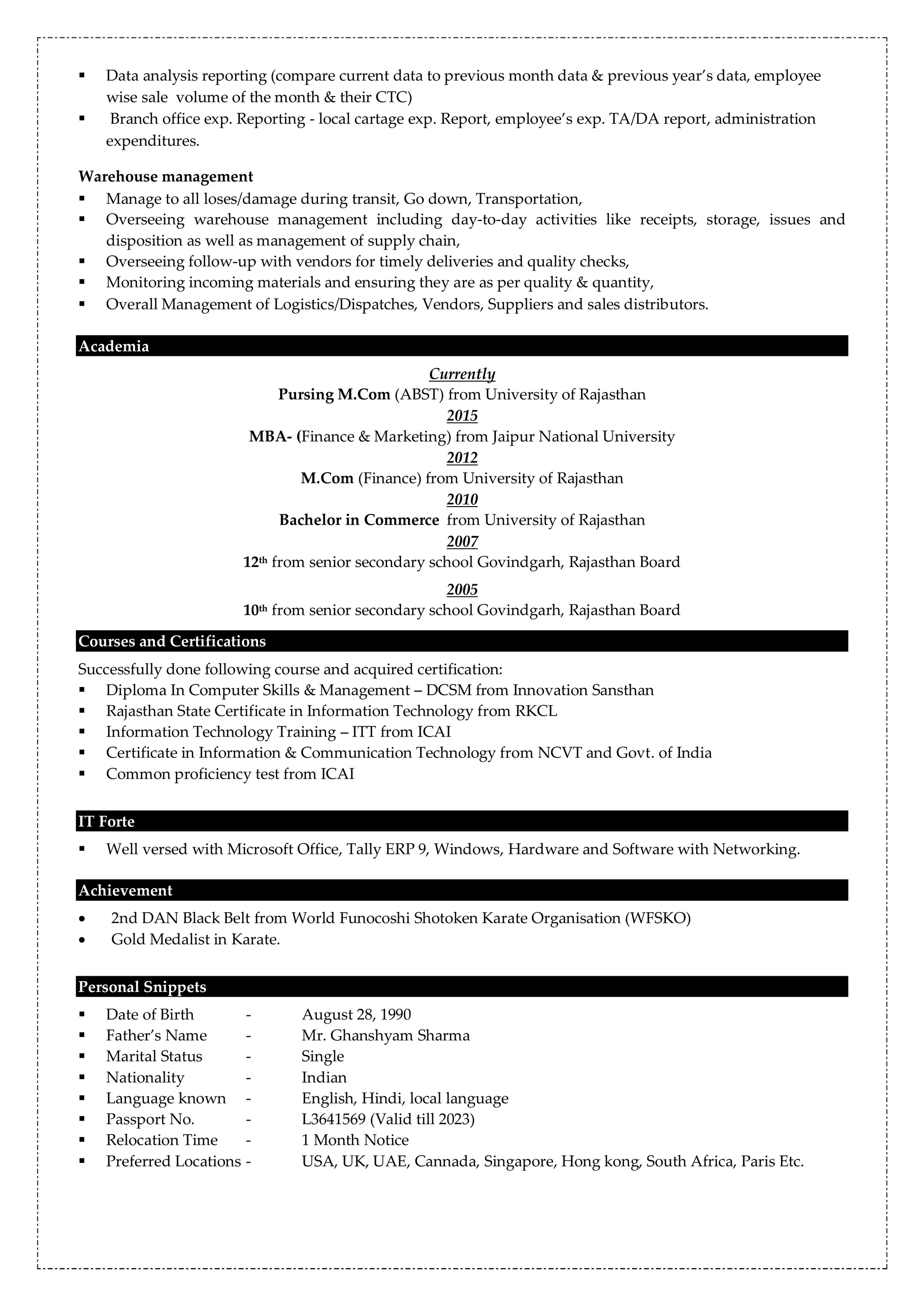 Aman resume | PDF