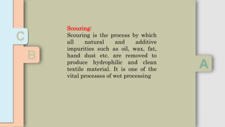 Presentation on Textile Scouring | PPTX