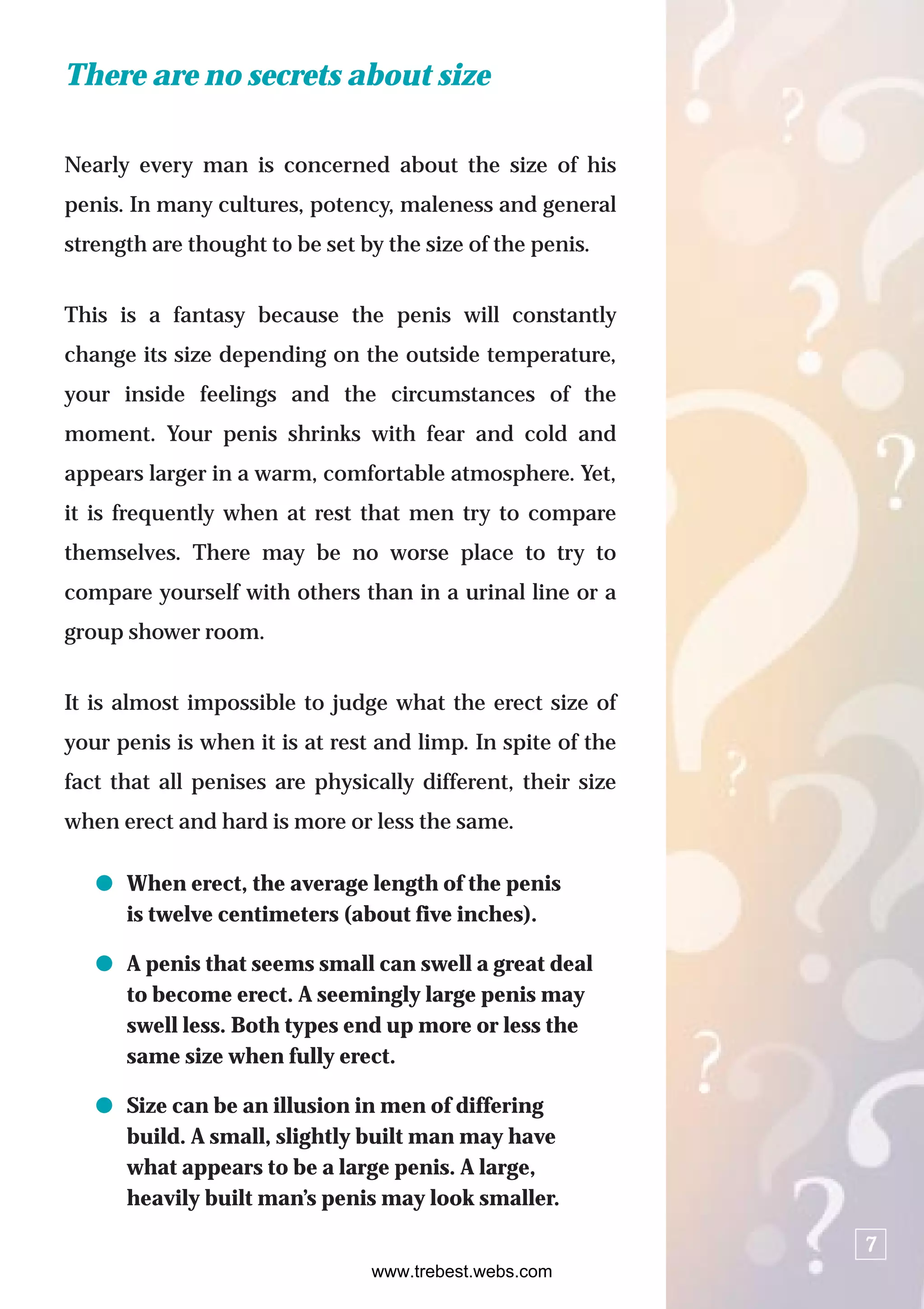 A Man's Guide to Sexual Health | PDF | Sexual Conditions | Sexual Health