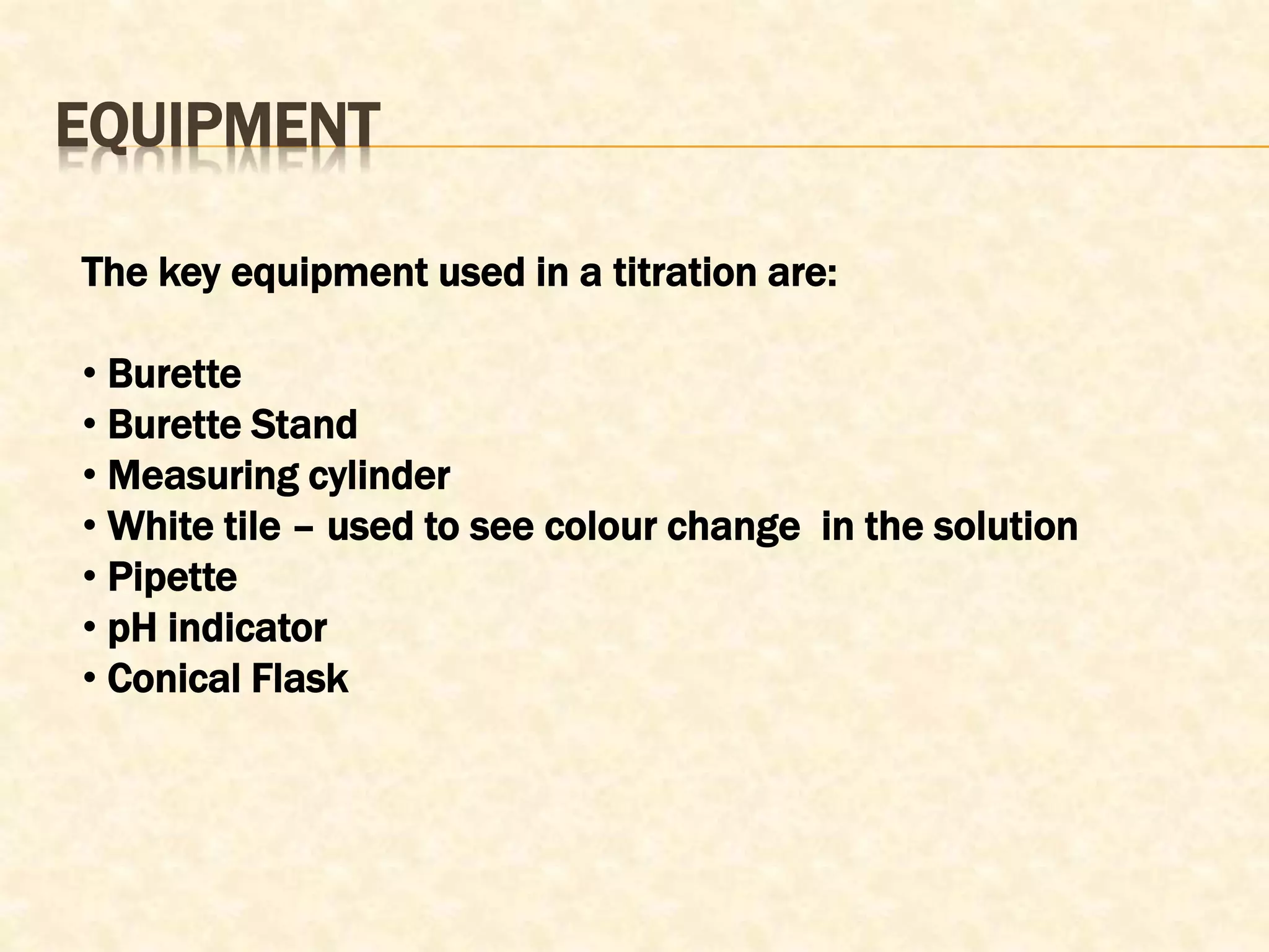 Volumetric Analysis ( Titrimetric analysis) or Titration | PPTX