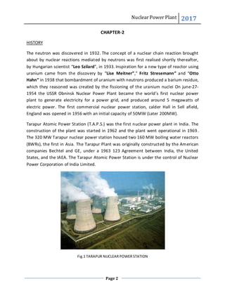 nuclear powerplant seminar report | DOCX