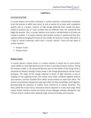 nuclear powerplant seminar report | DOCX