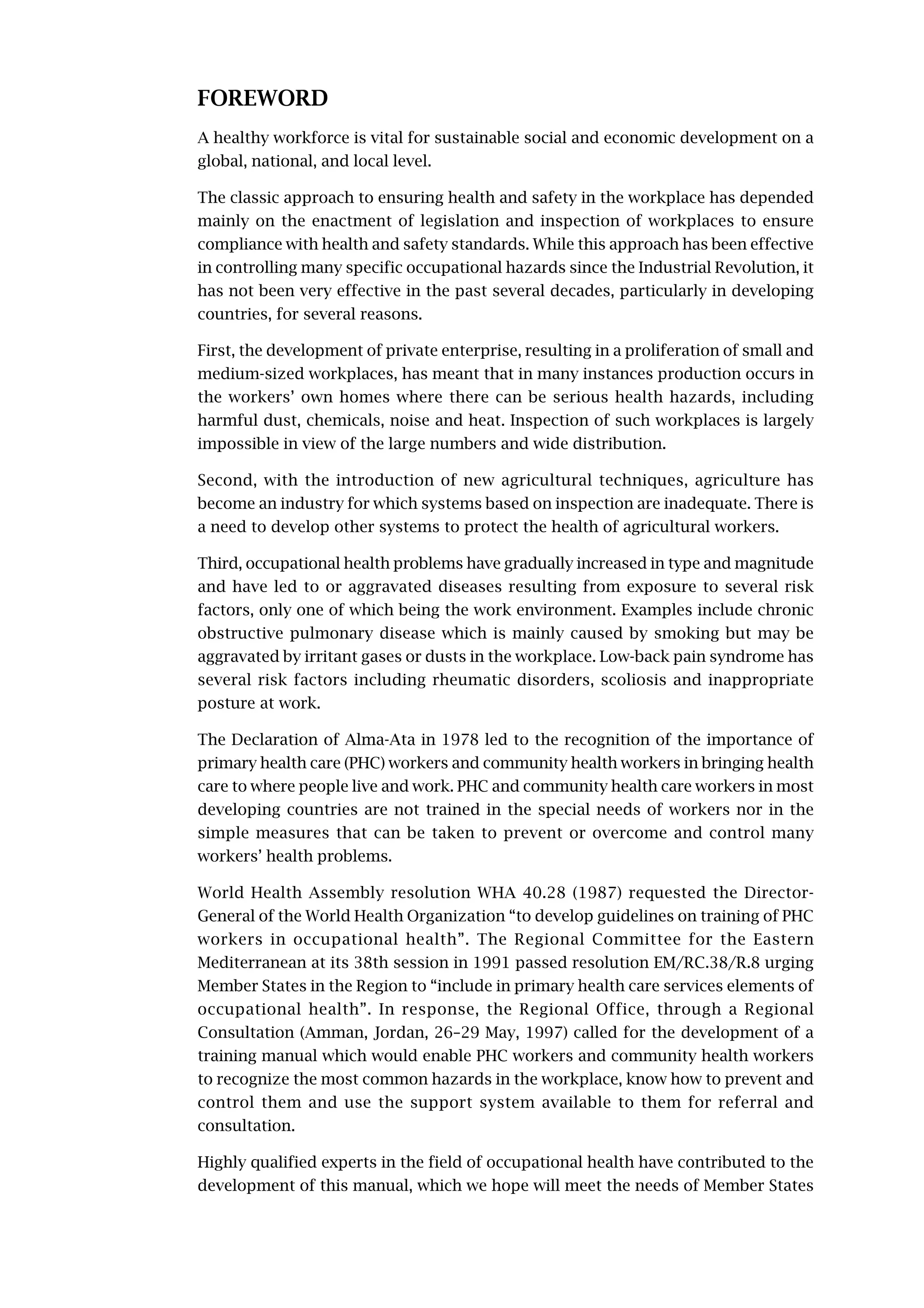 A manual for primary health care workers | PDF