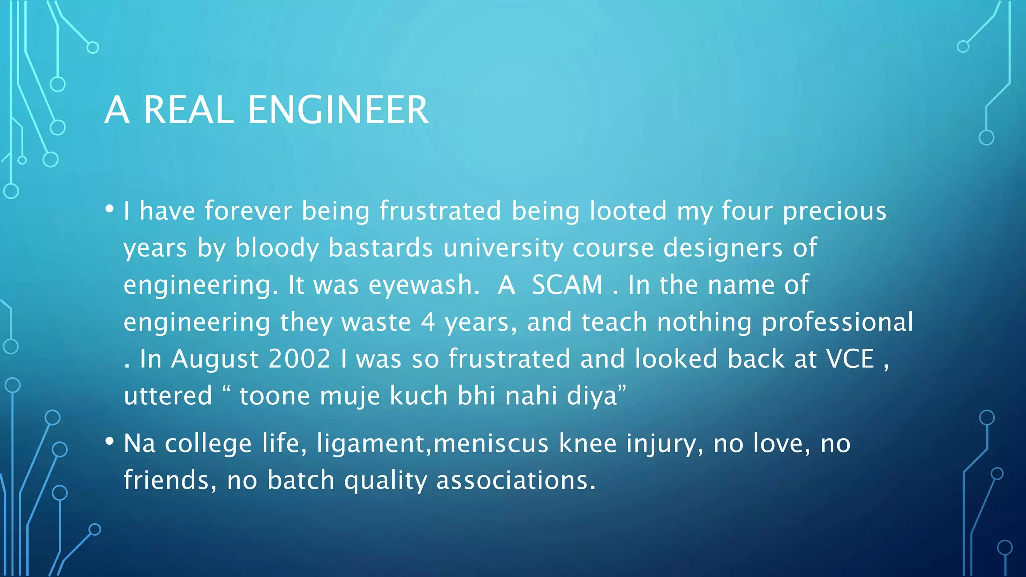 REAL Aman vijay Jindal ELECTRONICS AND COMMUNICATION ENGINEER | PPT