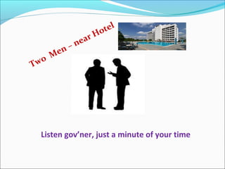 A MAN WHO HAD NO EYES | PPT