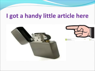 A MAN WHO HAD NO EYES | PPT