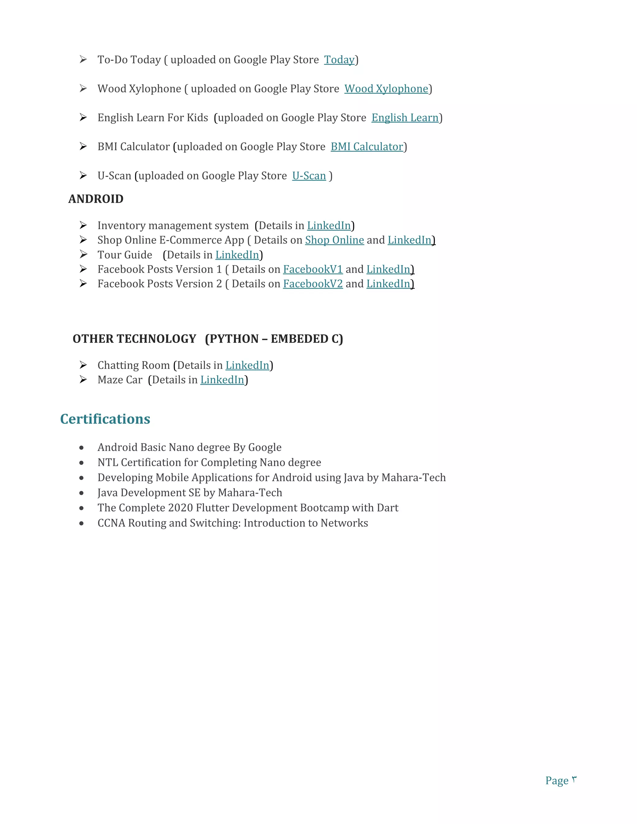 Amany Ibrahim Fouda Resume Pdf
