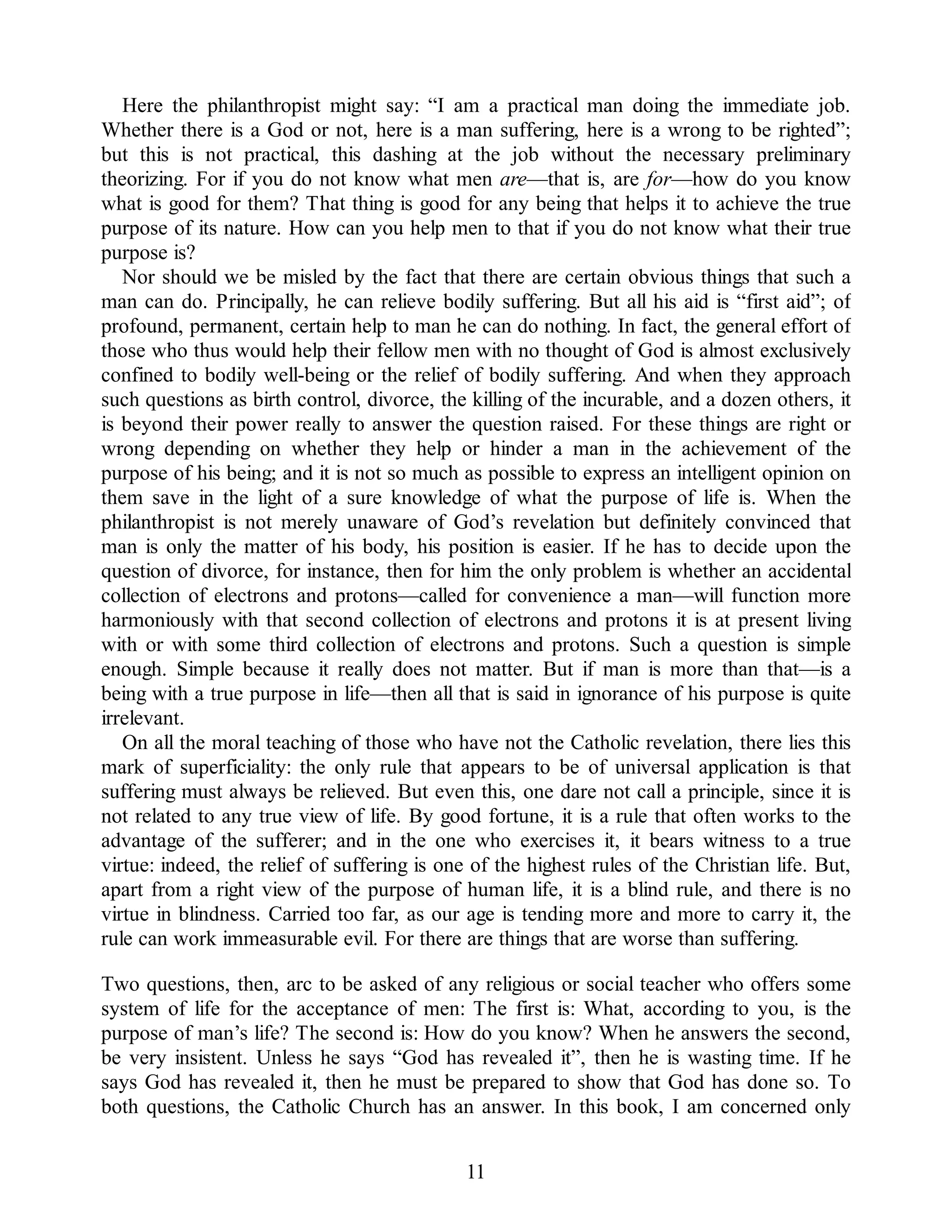 A Map of Life - Frank Sheed | PDF