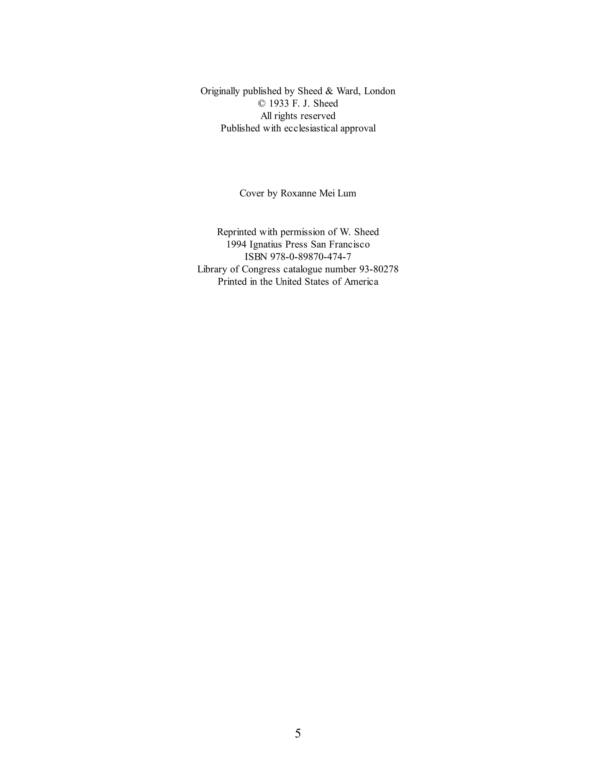 A Map of Life - Frank Sheed | PDF