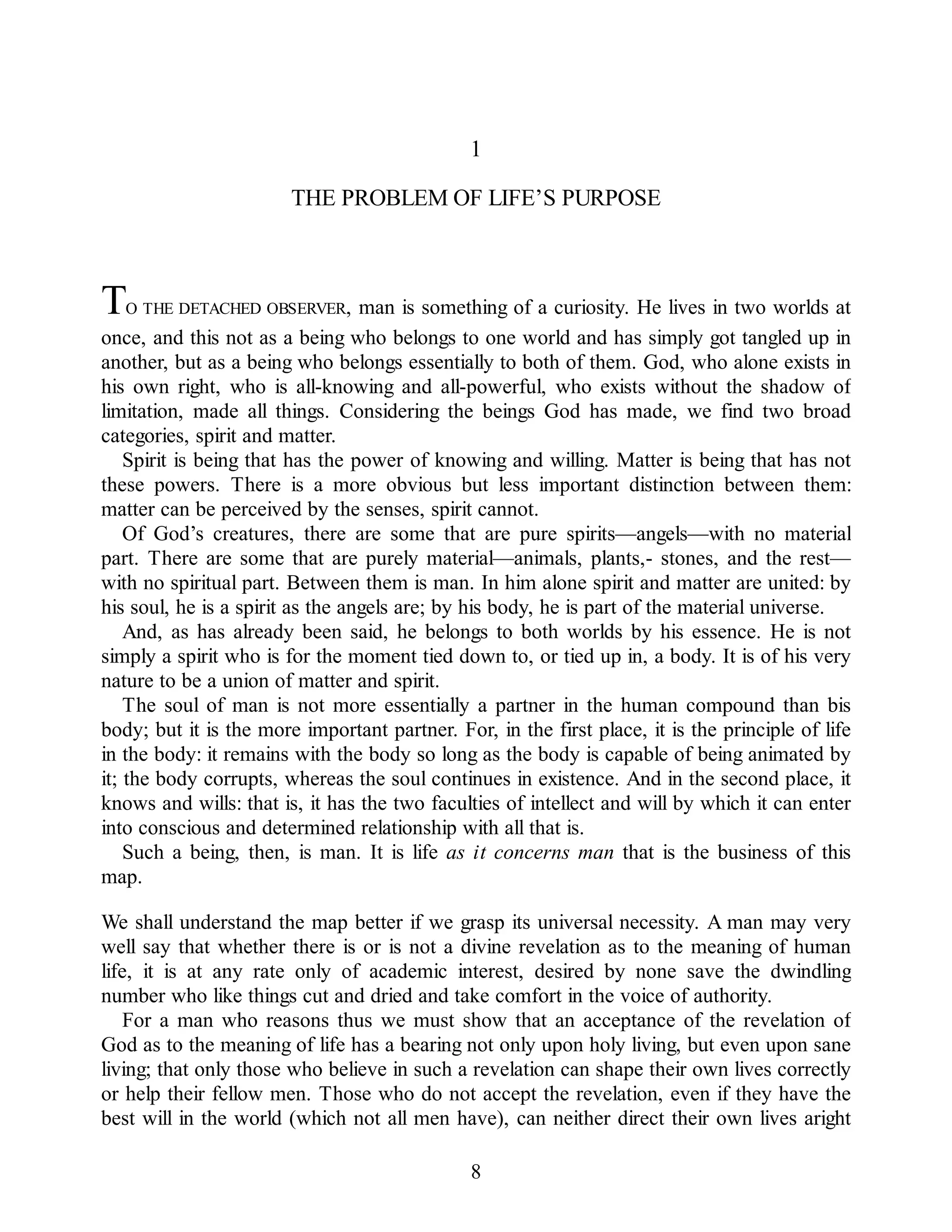 A Map of Life - Frank Sheed | PDF