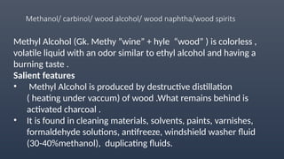 Methanol poisoning- Forensic Toxicology.pptx