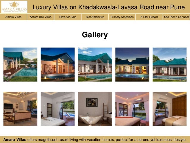 Amara villas offers luxury villas on khadakwasla lavasa road near pune