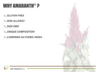 Amaranth® - Industrial plant | PDF