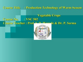 production technology on leafy vegetables by MD. RAMAJN | PPT