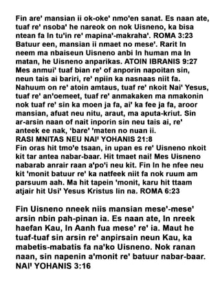 Amarasi Gospel Tract | PDF
