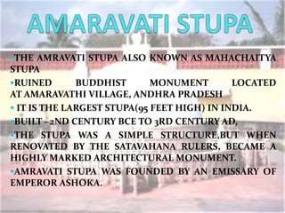 Amaravati stupa | PPTX