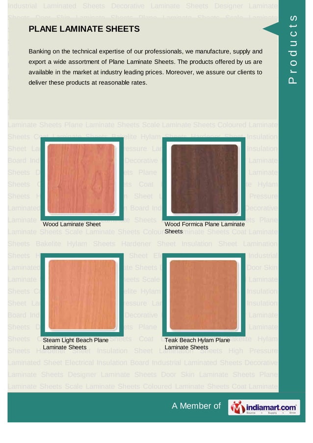 Amar Decor, Mehsana, Industrial Laminated Sheets | PDF