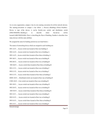 Amare network design-assignmentttt | PDF