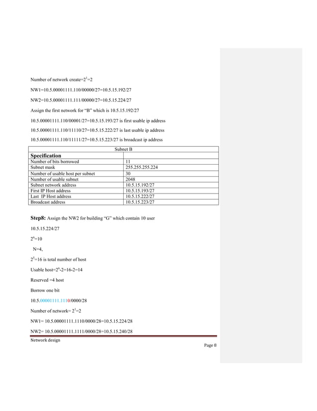 Amare network design-assignmentttt | PDF