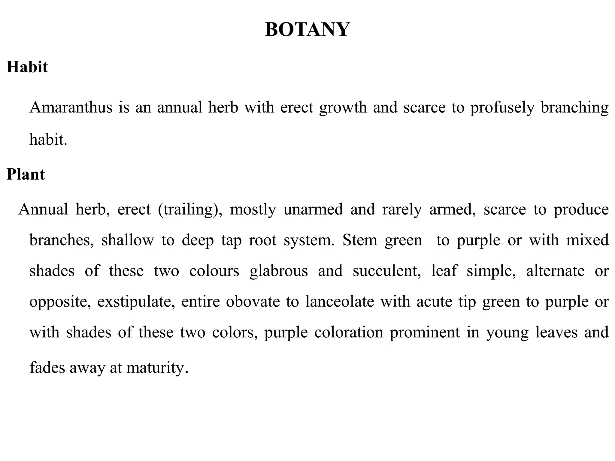 cultivation of amaranthus | PPTX