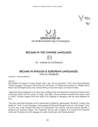 Amarigna & Tigrigna Qal Roots of Chinese Language | PDF
