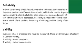 ASSESSMENT AND EVALUATION: Principles of Language Assessment | PPT