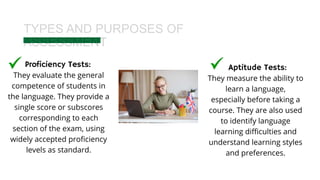 ASSESSMENT AND EVALUATION: Principles of Language Assessment | PPT