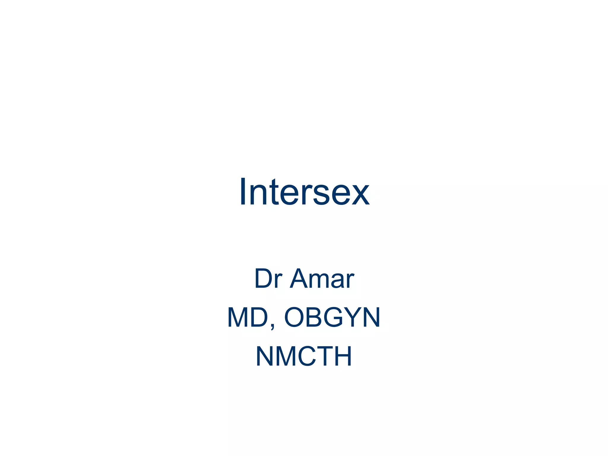 Intersex | PPT