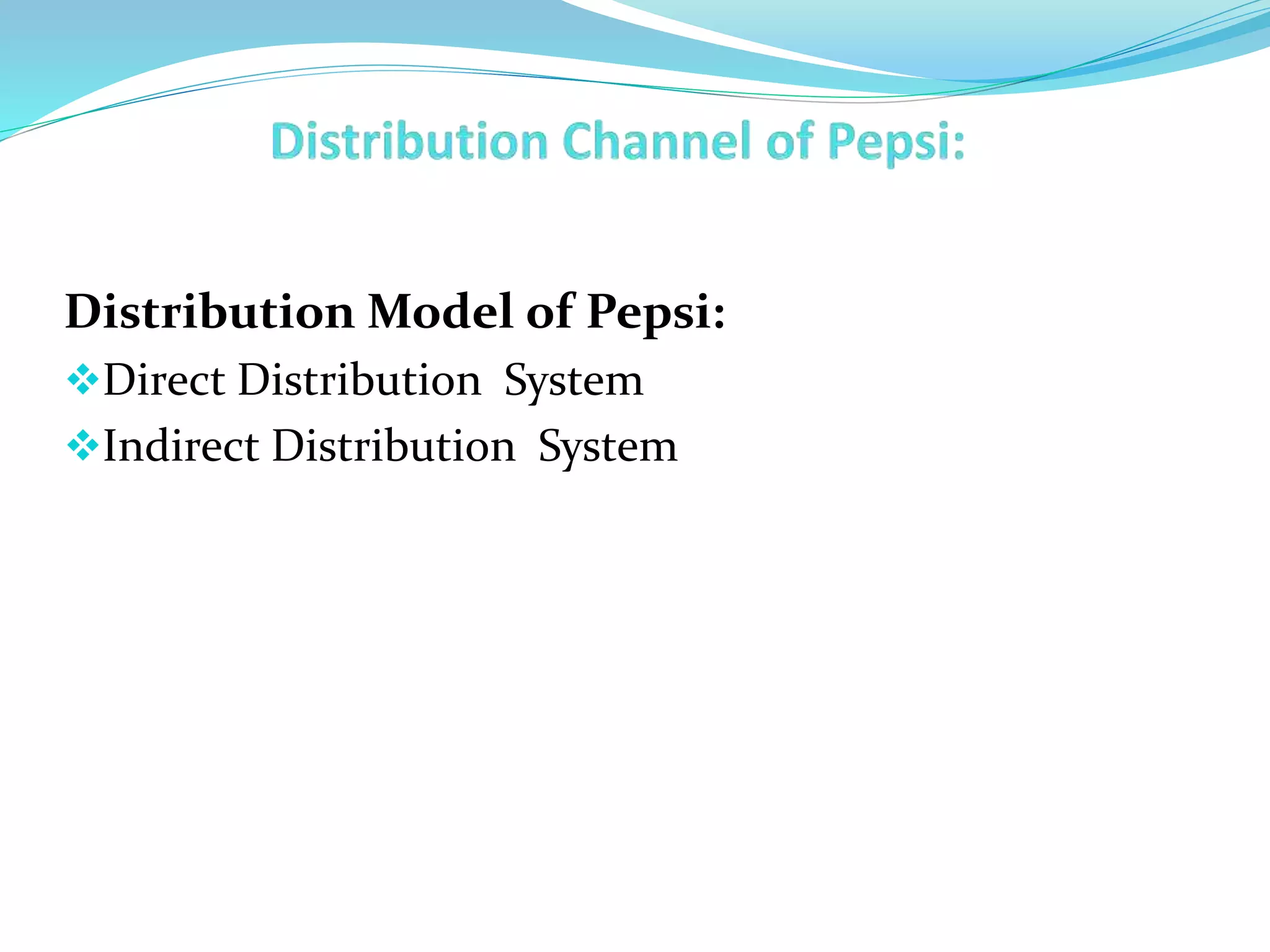 A marketing strategy presentation on Pepsi product | PPTX