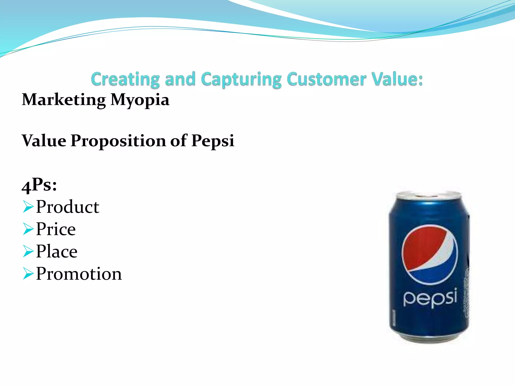 A marketing strategy presentation on Pepsi product | PPTX