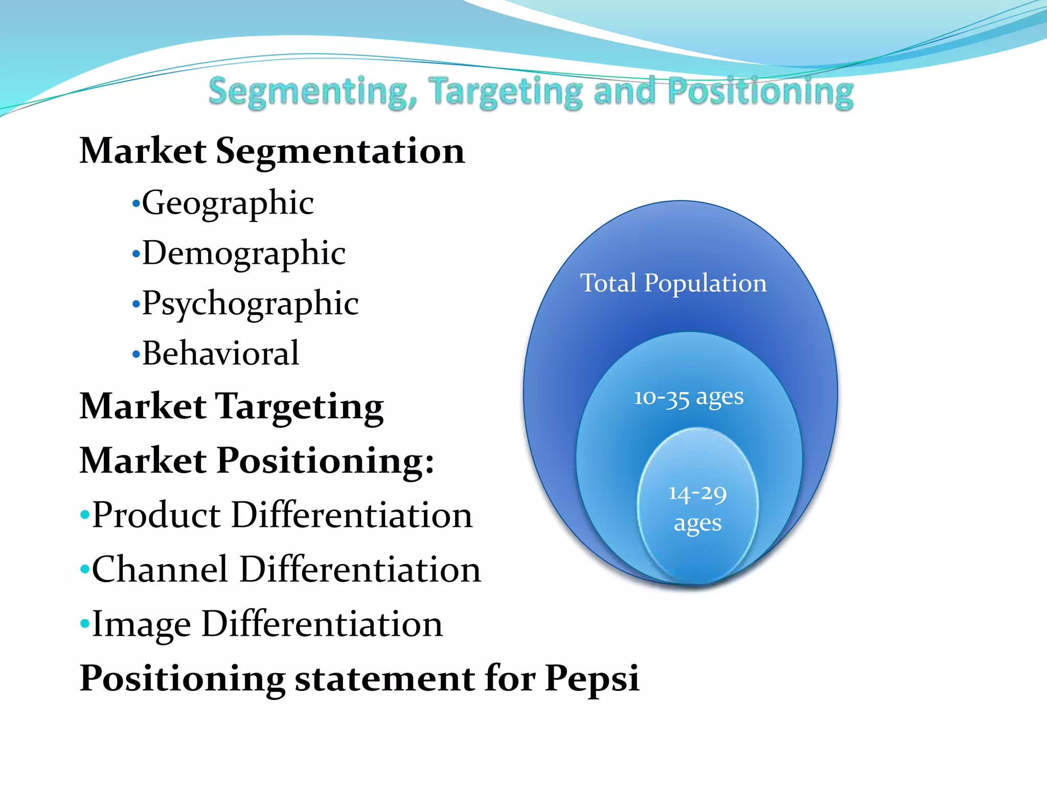 A marketing strategy presentation on Pepsi product | PPTX