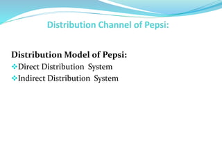 A marketing strategy presentation on Pepsi product | PPTX