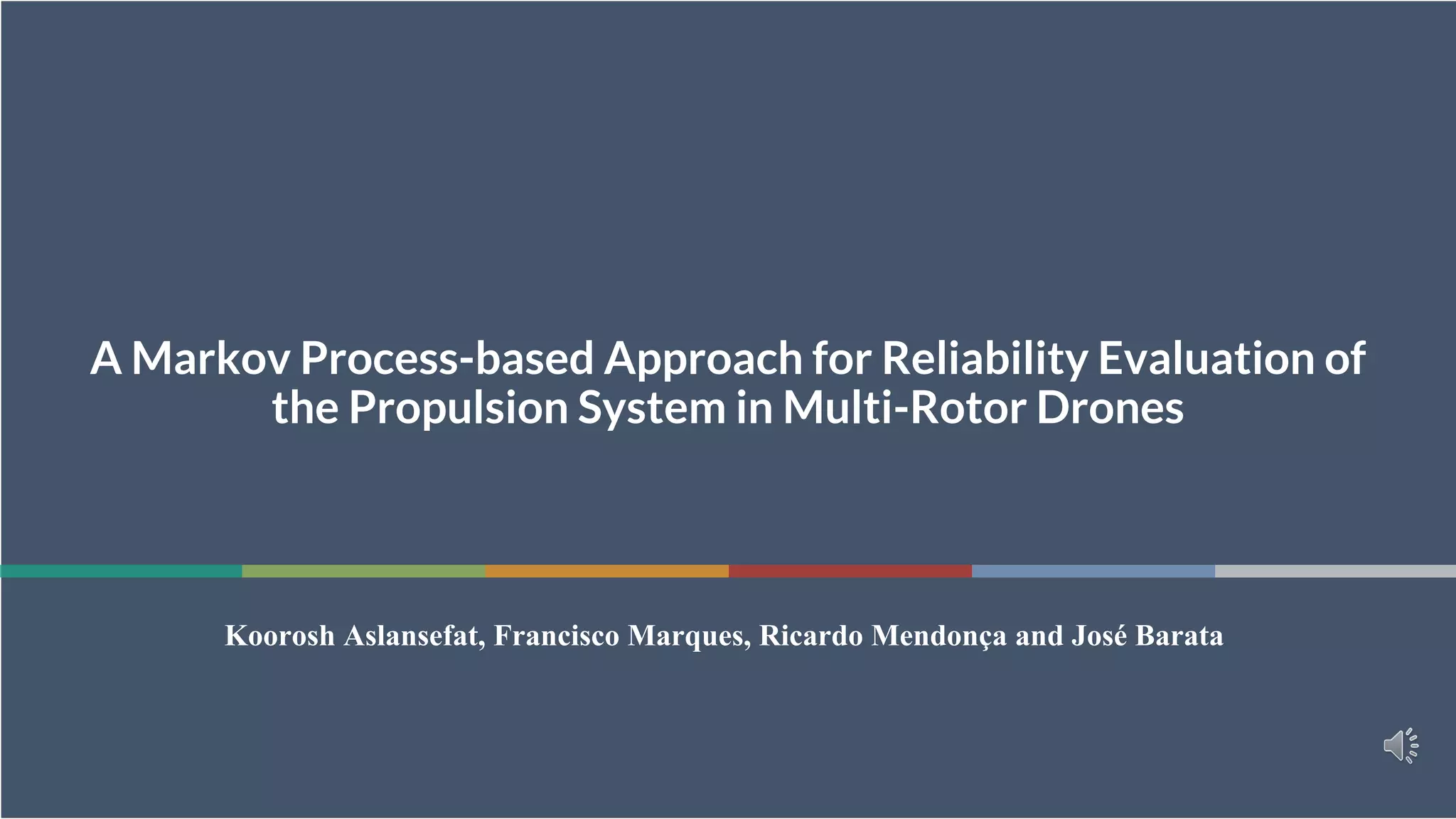 A markov process based approach for reliability evaluation of the propulsion system in multi ...