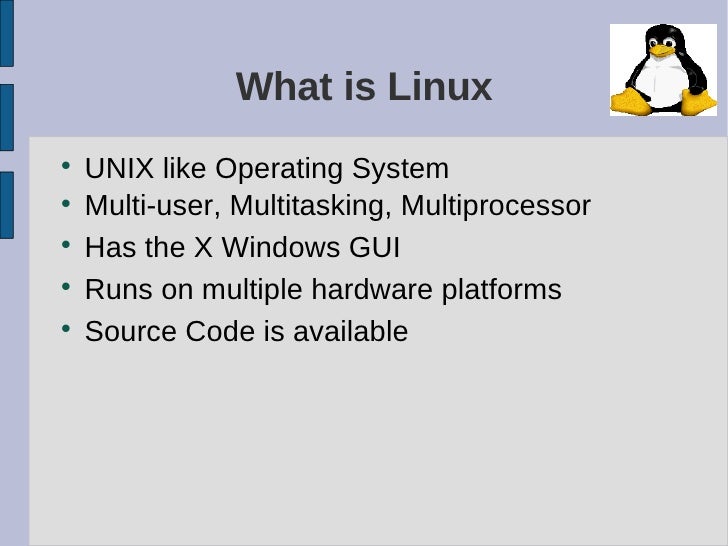 Linux Introduction