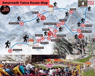 Amarnath Yatra Route Map