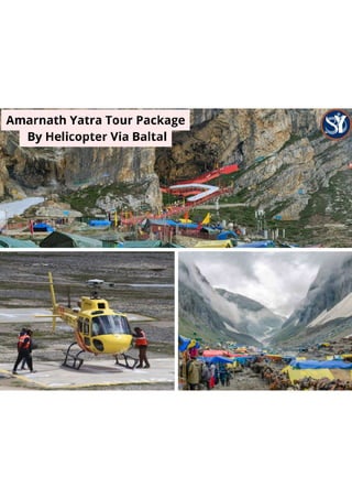 Amarnath Yatra Tour Package By Helicopter Via Baltal.pdf