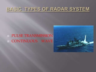 ppt on radar system | PPTX