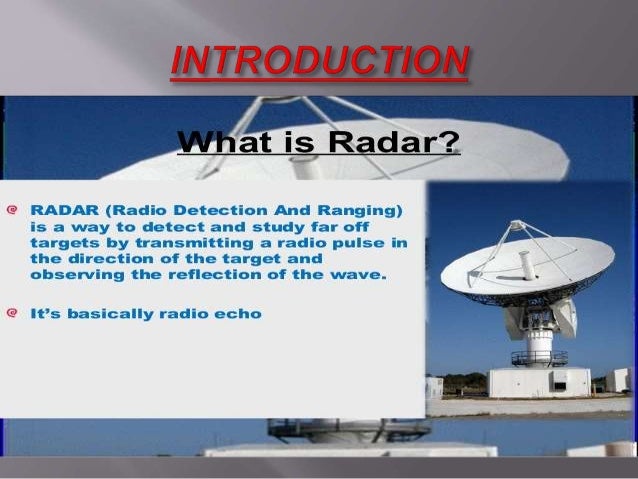 ppt on radar system
