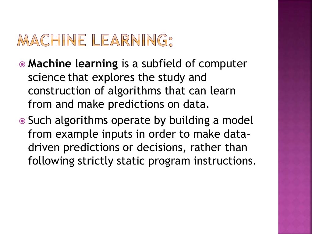 supervised learning
