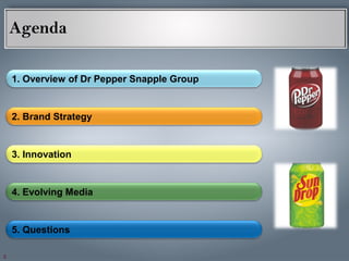 Dr Pepper Snapple Group Branding presentation | PPT
