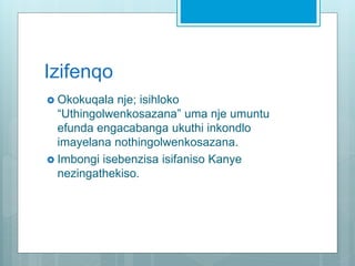 Poems written in Zulu (Izinkondlo) | PPTX