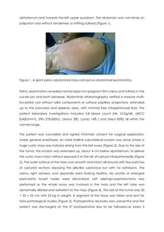 A massive cystic adenoma | PDF