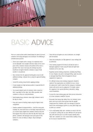 Masters Guide to Container Securing | PDF