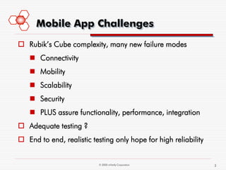 The Advanced Mobile Application Testing Environment: Project Report | PDF