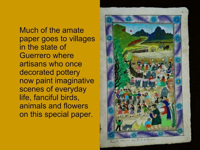 Amate bark paintings | PPT