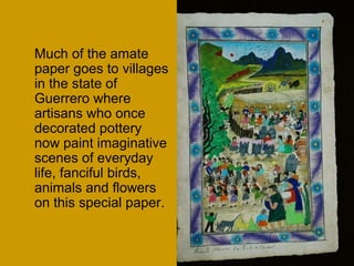 Amate bark paintings | PPT | Painting | Arts and Crafts
