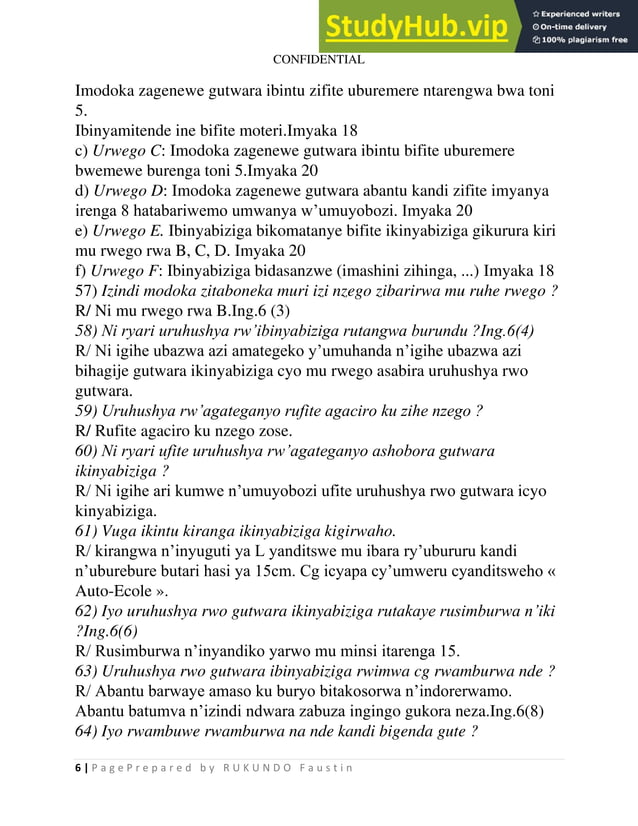 AMATEGEKO Y UMUHANDA 2020 | PDF