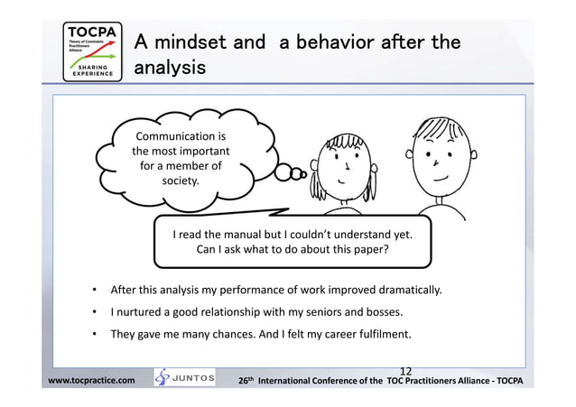 13 years of experience on using TOC Thinking Process for my life | PPT