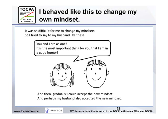 13 years of experience on using TOC Thinking Process for my life | PPT