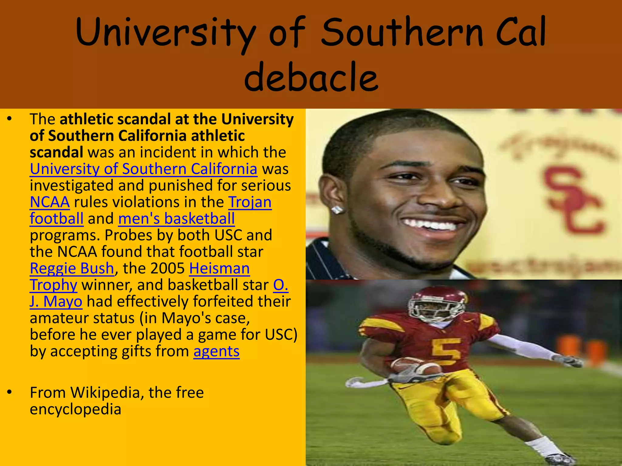 Amateurism Presentation | PPTX | College Football | College Sports